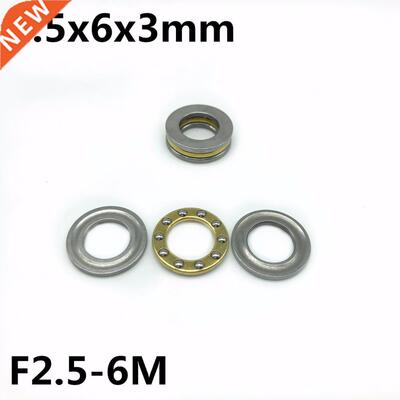10Pcs F2.5-6M 2.5x6x3 mm Axial Ball Thrust Bearing plane thr