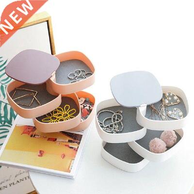 Jewelry Box Rotatable Household Jewelry Box Storage Rack