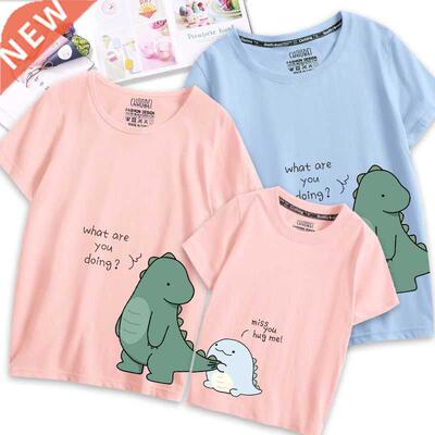 Family Matching Outfits Clothes M Dad and Kid Summer Ca