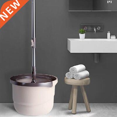 Head mop and bucket set kitchen kids iron long Spinning