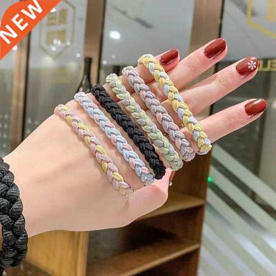 Hair Rope High Elastic Hair Tie for Boyfriend Small Leather