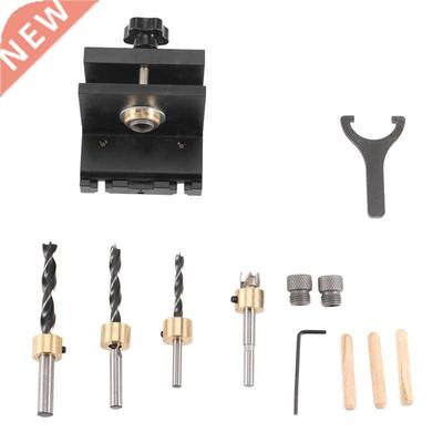 GanWei 3 in 1 Woodworking Doweling Jig Kit with itioning Cli