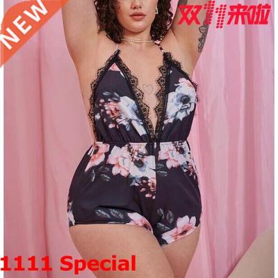 大码女装欧美吊带性感连体裤Large size jumpsuits for ladies