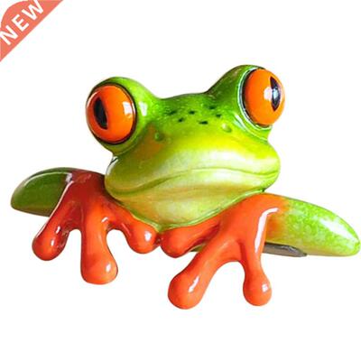 Resin D Craft Frog Figurine Decoration Ornat Statue Miniatu