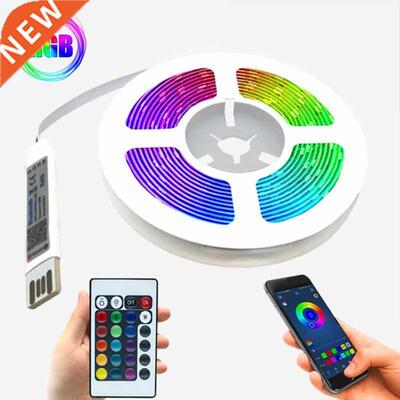 RGB 5050 Led Strips Light DC5V USB Cable Ribbon Lighting Blu