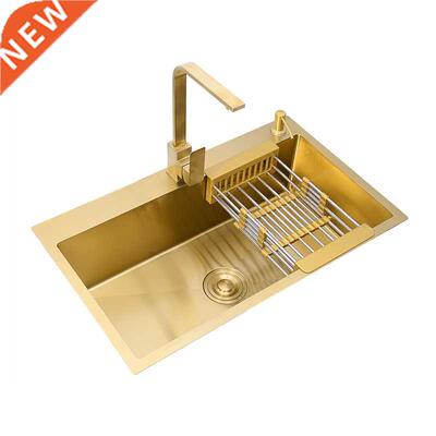 Gold Kitchen Sink Above Counter or Undermount 04 Stainless