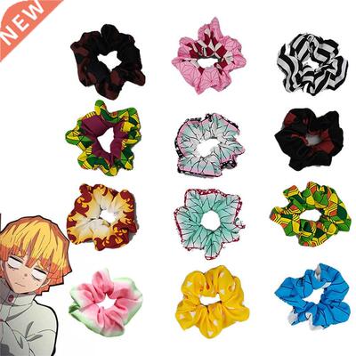 Anime Demon Slayer Cosplay Hair Ring Nezuko Zenitsu Tanjirou
