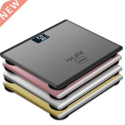 Mini Electronic Human Body Weight Scales Toughened Glas Home
