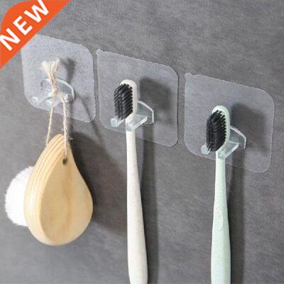 5x Tempat Sikat Gigi Transparan Hook Plug Higienis erdiri