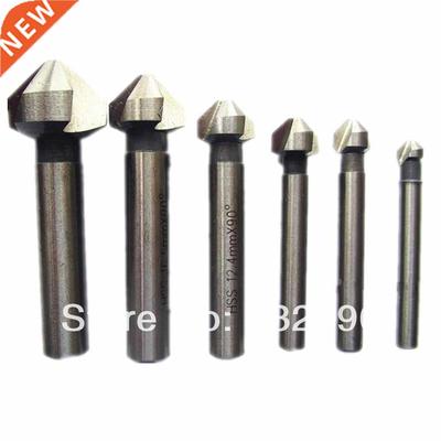 6pcs 90 Degree  flute HSS4241 Shank Chamfer Chamfering End