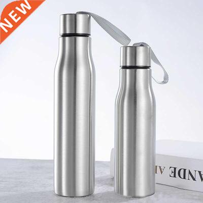 Cyclng Sports Stanless Steel Water Bottle Drnkng Cup Lea