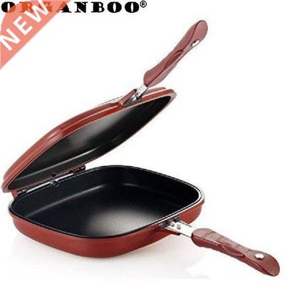 1PC Double-sided grill frying pan square shape non-stick
