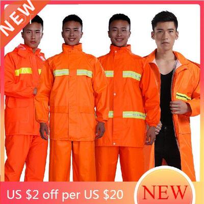 Foldble Rincot Wterproof Cmping Overll Ornge