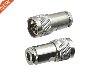 10pcs N Male Plug Connector Clamp RG5 RG6 5D-FB LMR300 Cable