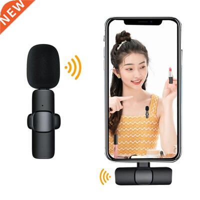 New Wireless Lavalier Microphone Portable Audio Video Record