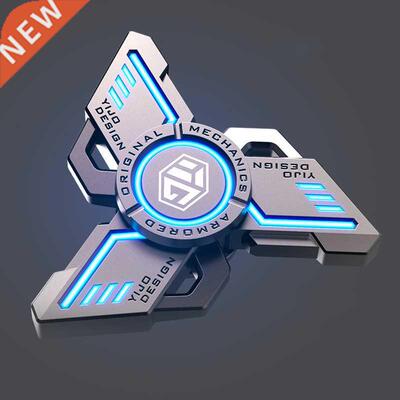 Luminous Fidget Spinners Metal Alloy Hand Spinner Mute Beari