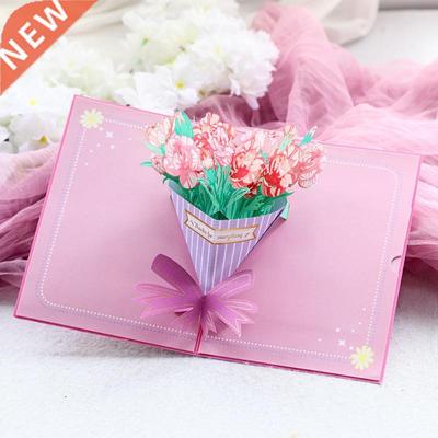 3D Pop-Up Greeting Card Flowers Bouquet Greeting Cards