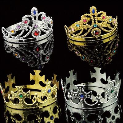 King and Queen tiara Kings crown国王头饰皇后头圈国王皇冠王冠