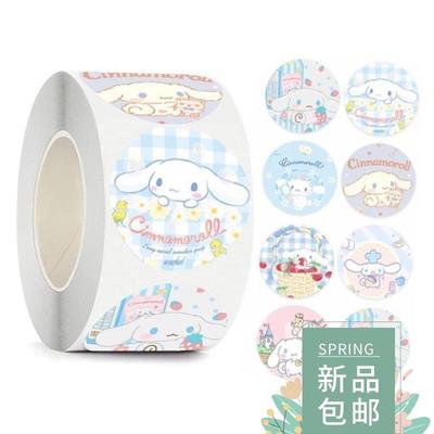 sanrio stickers roll kuromi cinnamoroll sticker boy girl贴纸