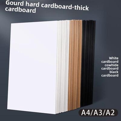 large Kraft Paper Black White DIY Thick Handmake Cardboard