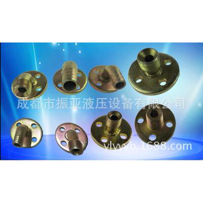 法兰接头进出油口法兰盘接头1/2，M18/M22液压接头CBN/CBT齿轮泵