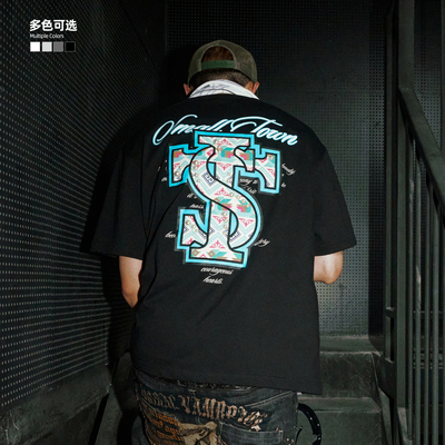 ASEN同款STK SmallTownKid西兰卡普土家族纹样民族风贴布短袖T恤