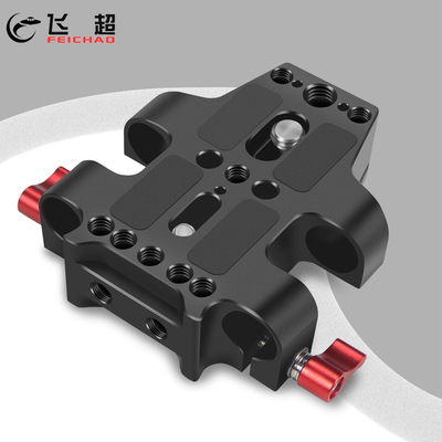 双孔管夹云台适用索尼/松下GH5S/富士相机兔笼15MM导管跟焦器配件