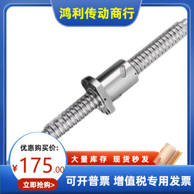 滚珠丝杠BTWE2505 2510 2525高精度直线导轨丝杆螺母精密螺杆定做