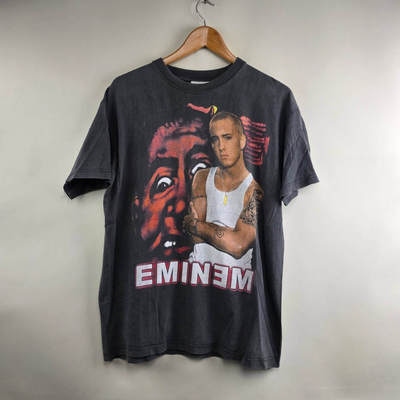 WHO CARE复古大百科2000 Eminem Euro Bootle街头超火大码短袖T恤