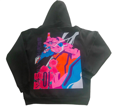 WHOCARE福音战士连帽卫衣