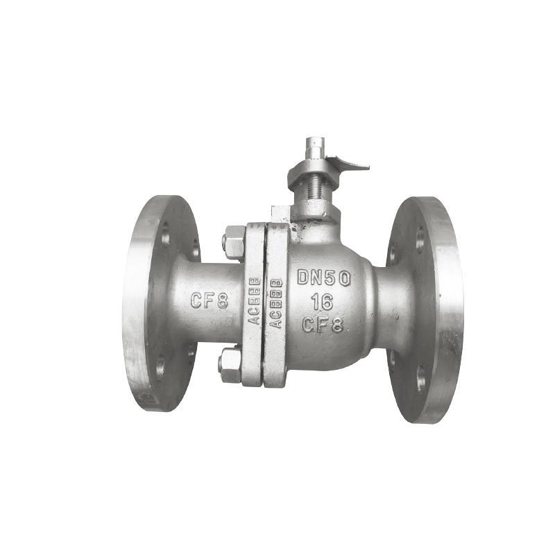 Q41H/W/Y-16P不锈钢法兰球阀耐酸碱腐蚀高温蒸汽手动切断阀门DN50_虎窝淘