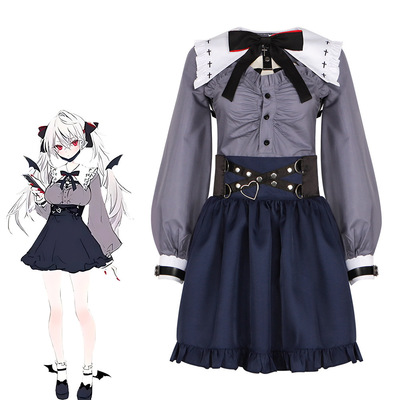 彩虹社2434虚拟Vtubercos服葛叶性转sanyacospaly万圣节扮演服