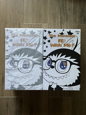 LABUBU THEMONSTERS-FLIPWITH ME 大夏 搪胶毛绒公仔 夏日野