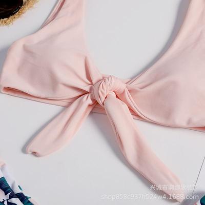 bikini swimsuit swimsuit womens push-up pink split sexy