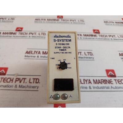 原装供应Electromatic S 115186 230星-三角带底座 5-100.10A 300