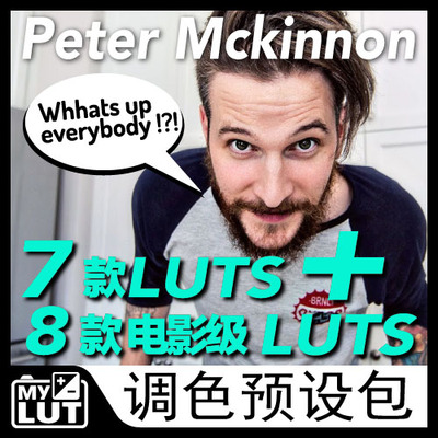 Peter Mckinnon Vlog大师 油管网红视频调色LUT预设包ins PR