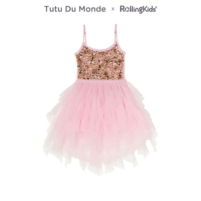 Tutu Du Monde 公主抹胸吊带连衣裙女童网纱蓬蓬裙丨RollingKids