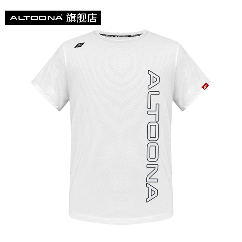 Altoona/安途纳T恤短袖速干夏季透气机车衫修身弹力休闲运动衫