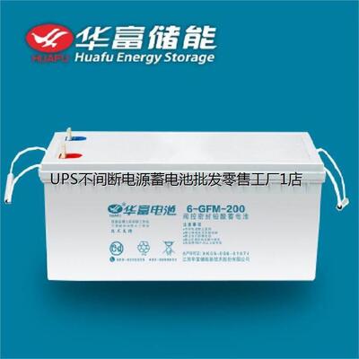 华富蓄电池6-GFM-250胶
