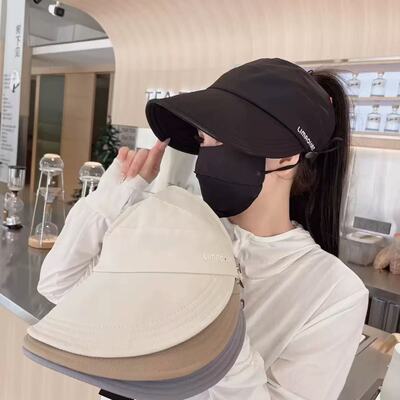 防晒帽女2025新款半空顶帽子