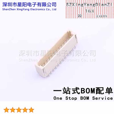 AFC10-S12QCC-00 (41Pcs)1mm 1x12P间距1mm插针结构1x12P排数1每