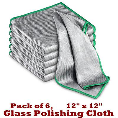 Glass Polishing Cloth Miracle Microfiber Cleaning Rags