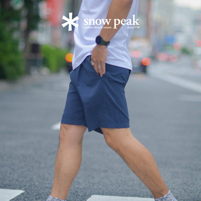 snowpeak雪峰Breathable短裤男休闲裤轻薄户外运动裤女PA-24SU008