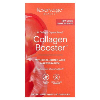 Reserveage Beauty,胶原增生器，含透明质酸和白藜芦醇，60 粒胶