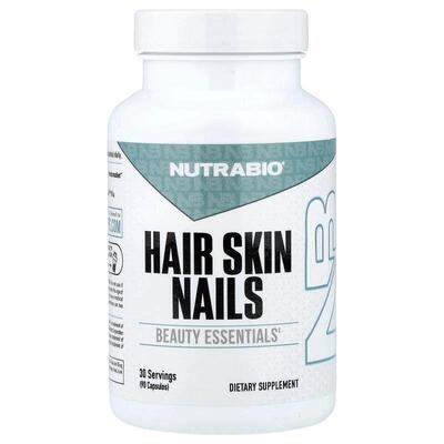 Nutrabio Labs,Hair Skin Nails, 90 Capsules