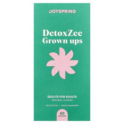 JoySpring,DetoxZee Grown Ups, Zeolite For Adult