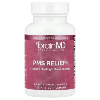 BrainMD,PMS 生理期前综合征舒缓+ 素食胶囊，60 粒