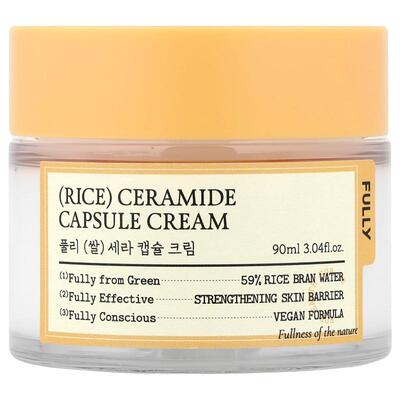 Fully,Rice Ceramide Capsule Cream, 3.04 fl oz (90 ml)