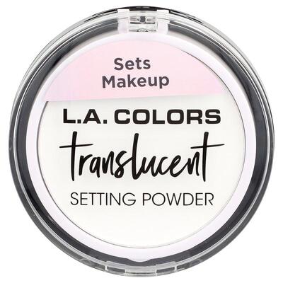 L.A. Colors,定妆粉，CSP370 半透明，0.25 盎司（7 克）