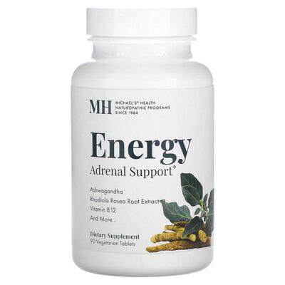 Michael's Health,Energy Adrenal Support，90 片素食片